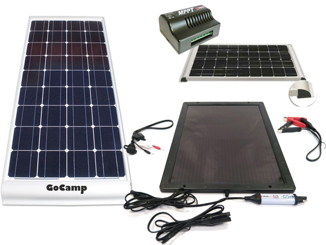 Solcellepanel & solcelle til campingvogn og bobil